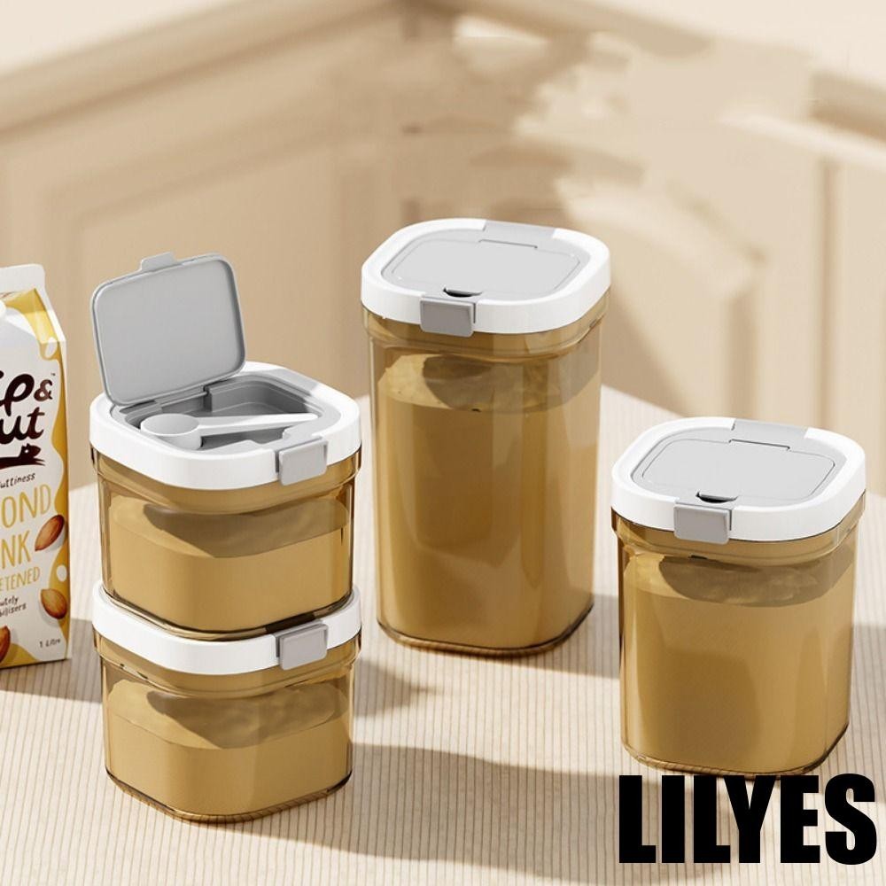 UMI Food Sealed Box, Reusable Stackable Milk Powder Jar, moisture-proof ...
