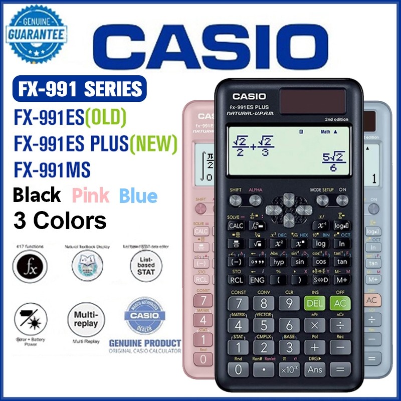 Casio Scientific Calculator FX-570EX FX-991ES Plus FX-991ES FX-570MS ...