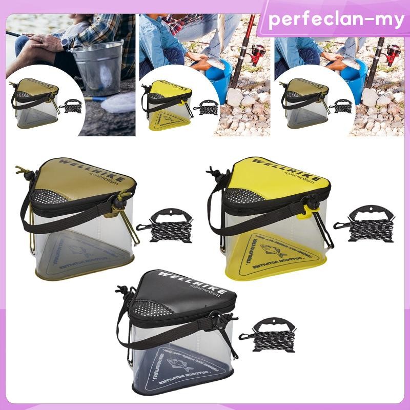 [PerfeclanMY] Fishing Bucket Triangular Sturdy Lightweight ...