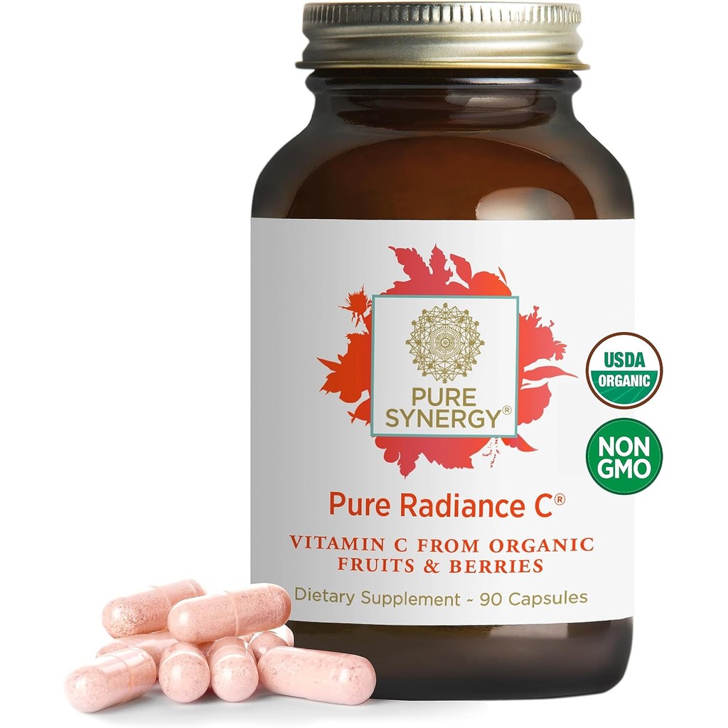 PURE SYNERGY Pure Radiance C | Organic Vitamin C Capsules | 100% ...