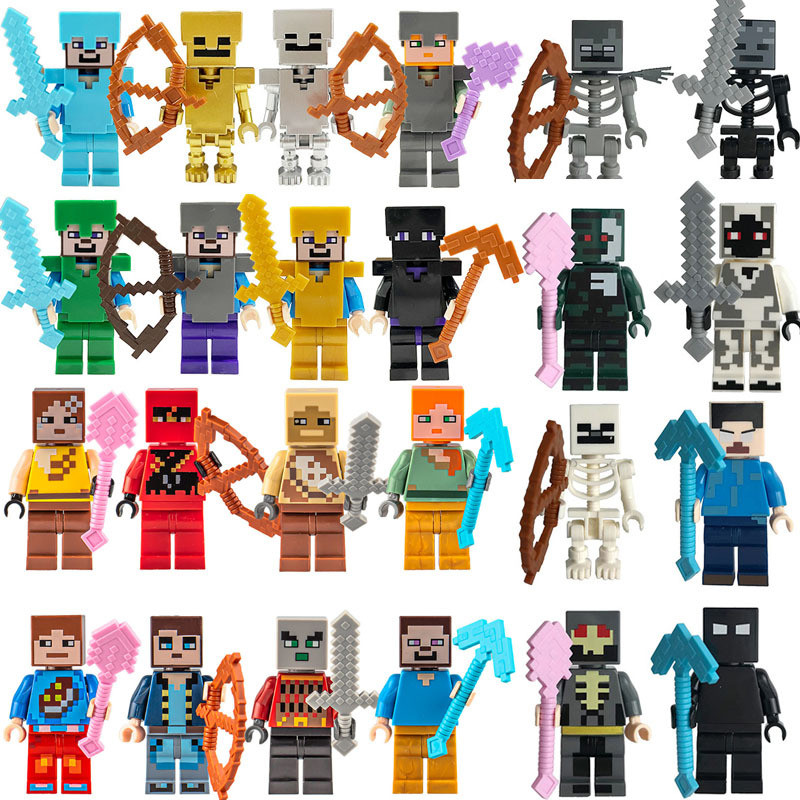 Maincreft Action Figures Iron Golem Phantom Wither Creeper Enderman ...
