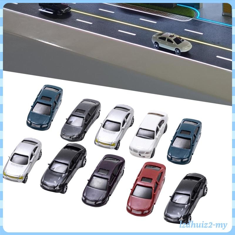 [LzdhuizbcMY] 10x Mini Scale Model Cars Lightweight 1: 75 for Train ...