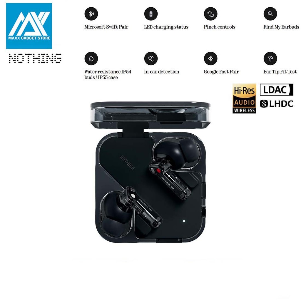 Nothing Ear Wireless Earbuds with ChatGPT Integration, Smart ANC, Hi ...