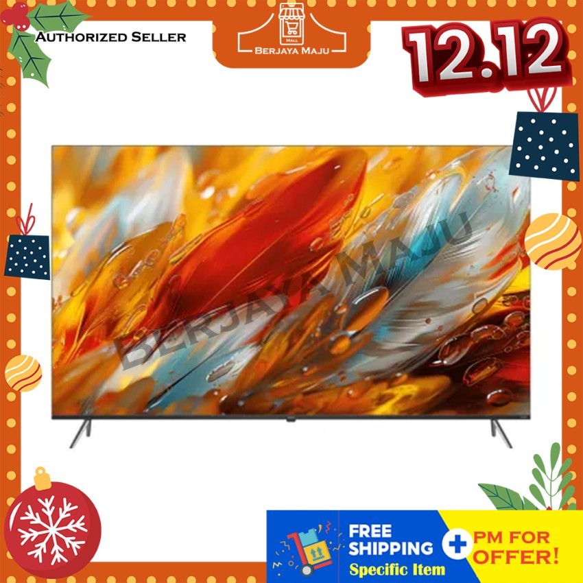 Haier 50" 4K UHD HDR Smart Android Google HQLED TV H50S75EUG | Shopee ...