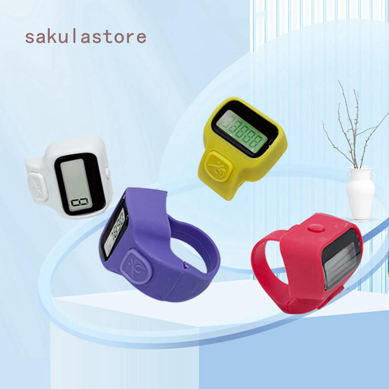 SKL Mini Digital Display Finger Tally Counter With LED Backlight Time ...