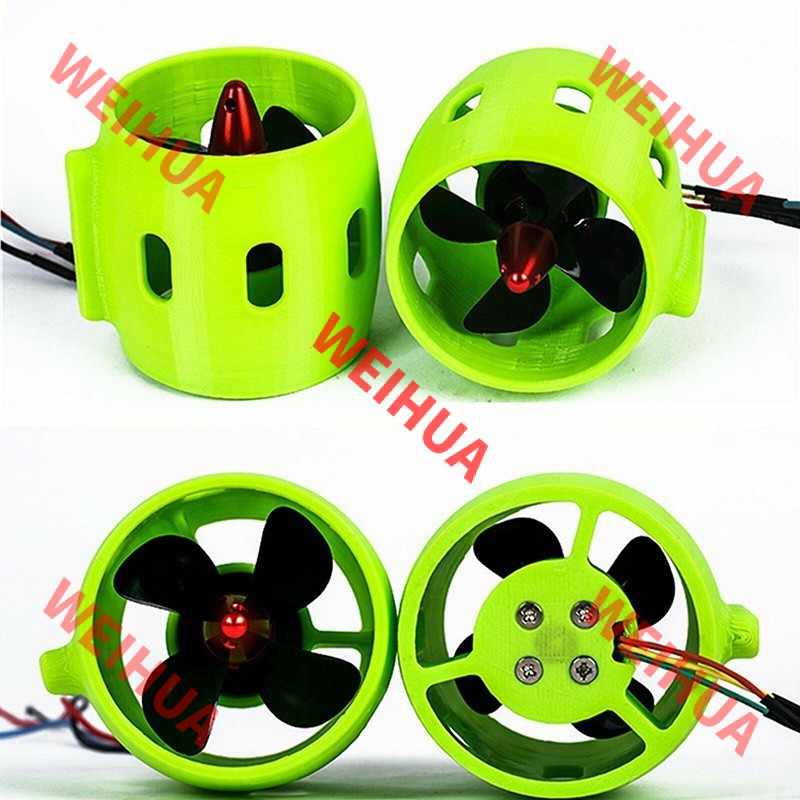 12V-24V 13A Underwater Thruster Motor 4 Blades Propeller for ROV RC ...