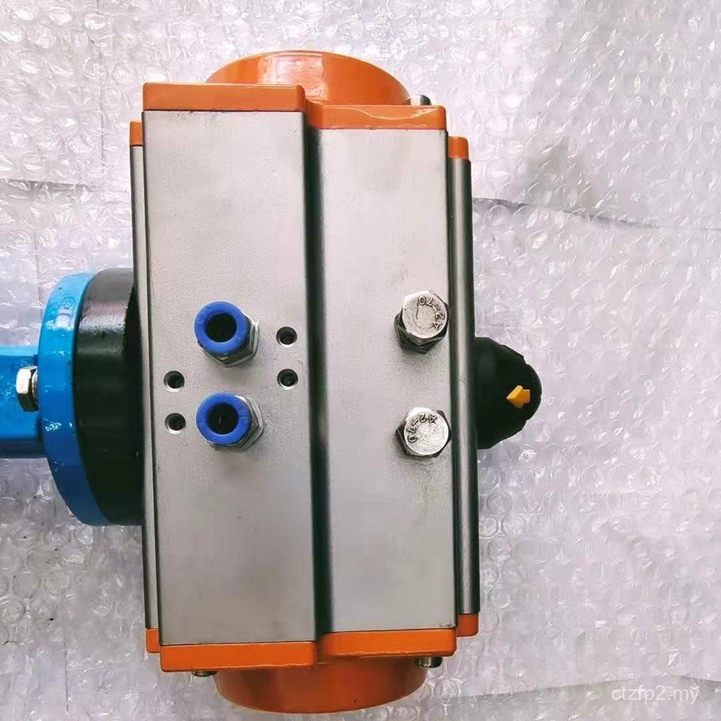 Injap rama-rama wafer pneumatik 304 plat meterai lembut injap rama-rama ...