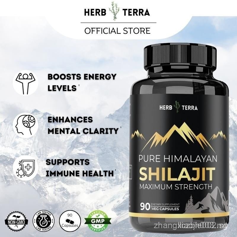 Pure Himalayan Shilajit Capsule potensi tinggi untuk lelaki & wanita ...