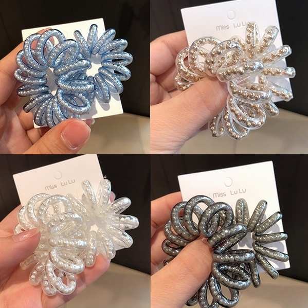 getah rambut Korea Selatan Dongdaemun warna tali telefon tali rambut ...