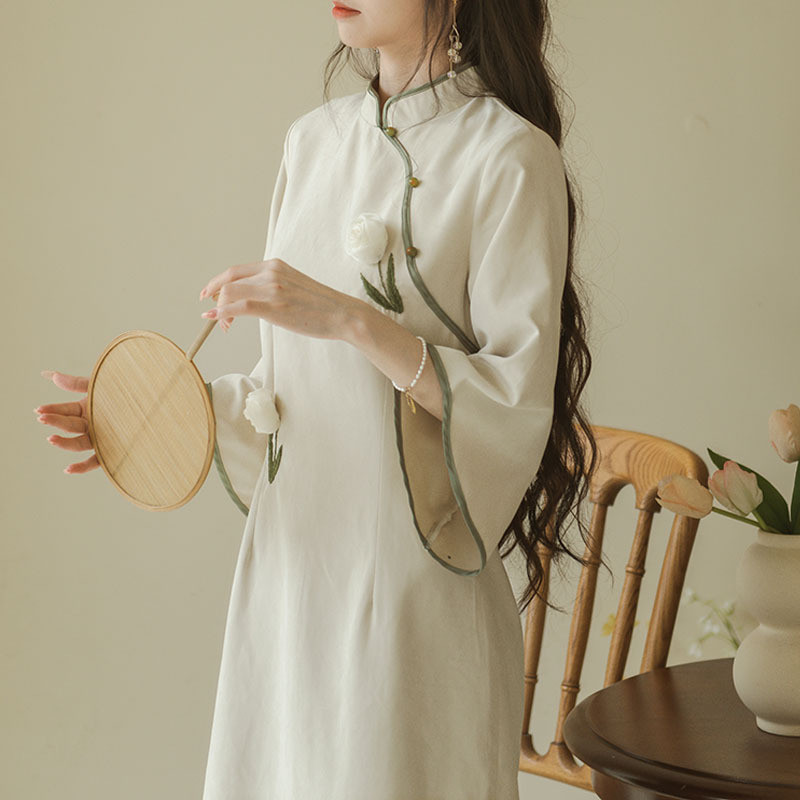 Straw Straw New Style cheongsam Yani Selection 2023 Summer Improved ...