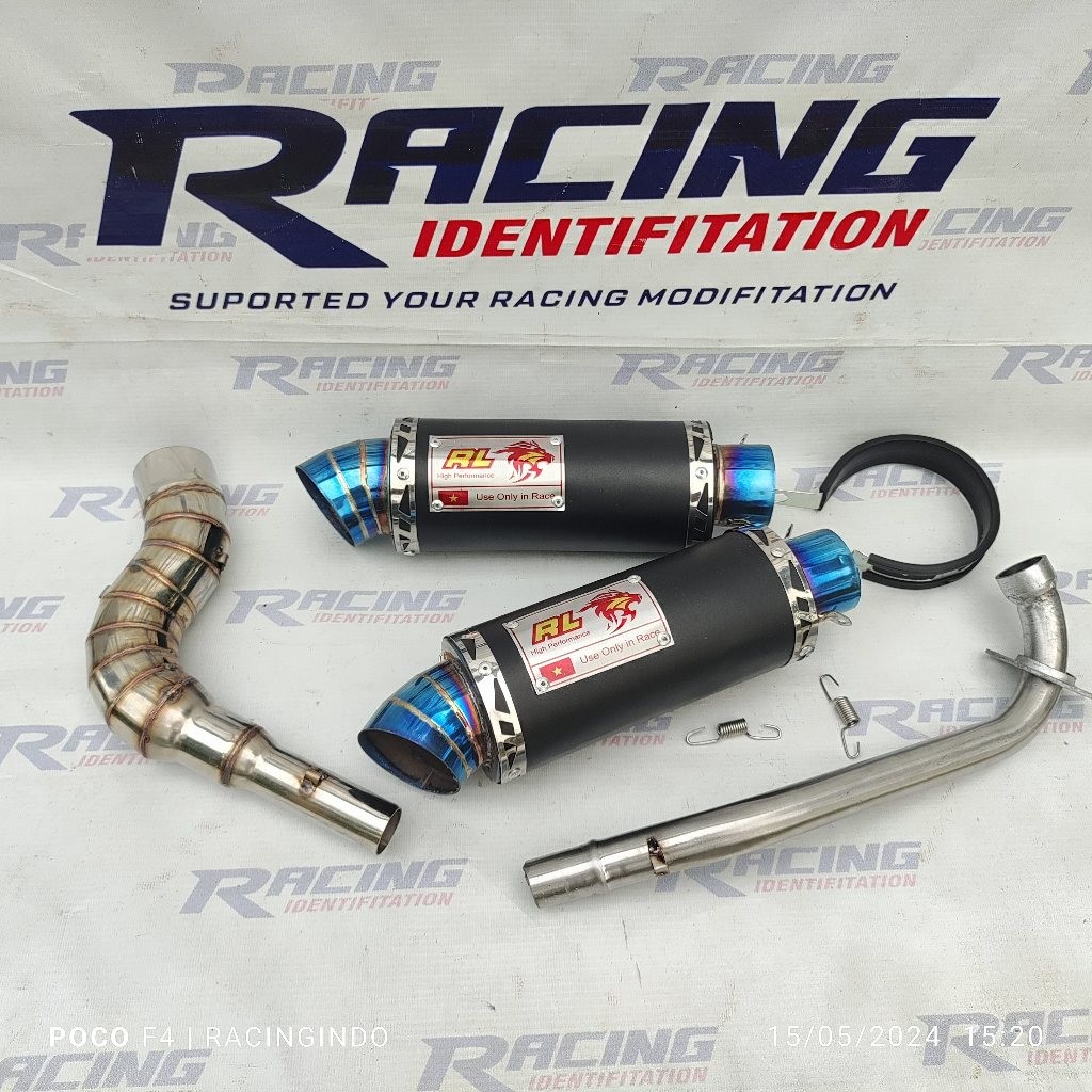 Rl Redleo Carbon Red LEO EXHAUST RACING OPEN FOR EX5 KRISS 110 KRISS ...