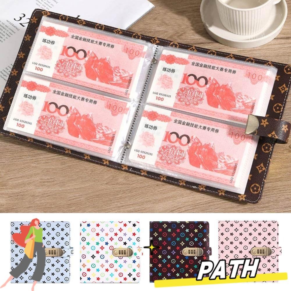 PA-HOME 200 Envelopes Money Saving Challeng, Save Money PU Mini Binder ...