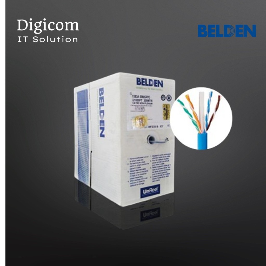 Belden CAT6 7814A UTP CABLE METER | Shopee Malaysia