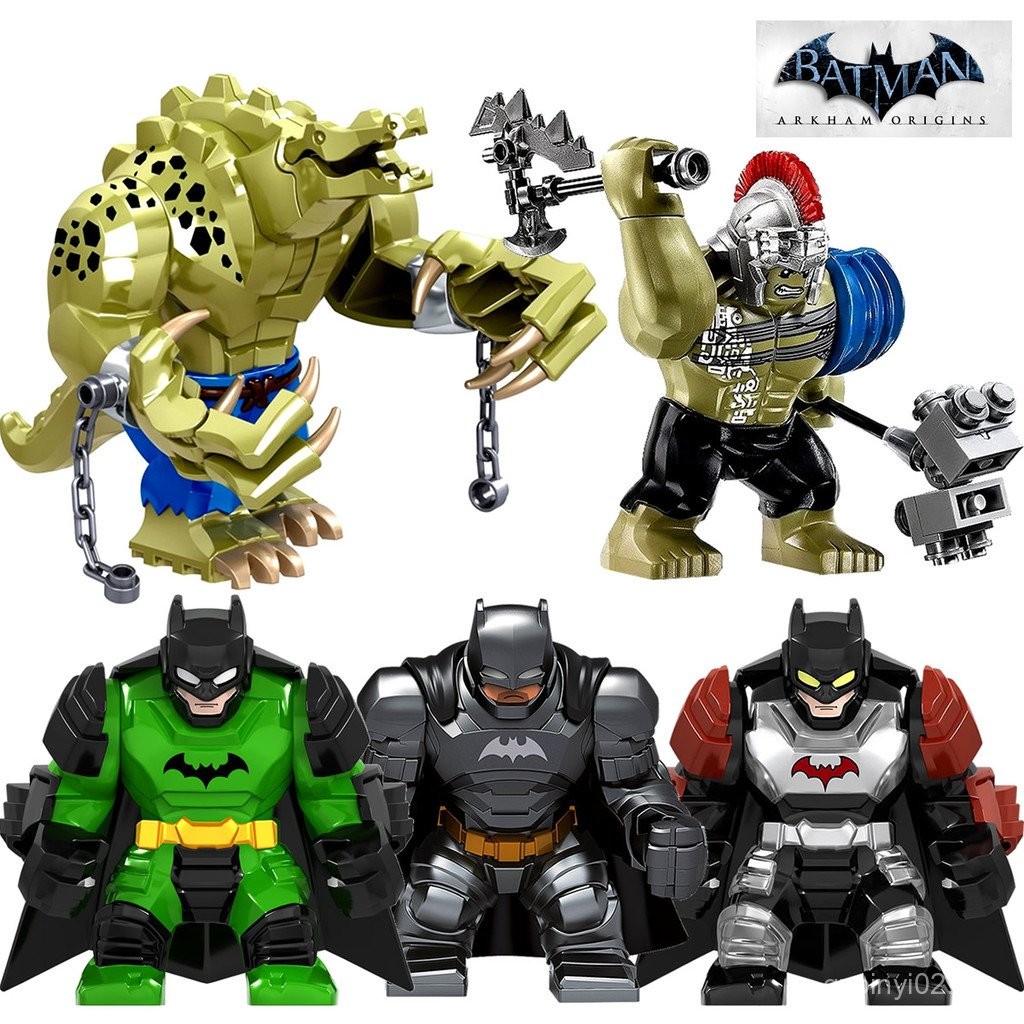 4 Thanos Spider-Man Batman Crocodile Man Mecha Building Block ...