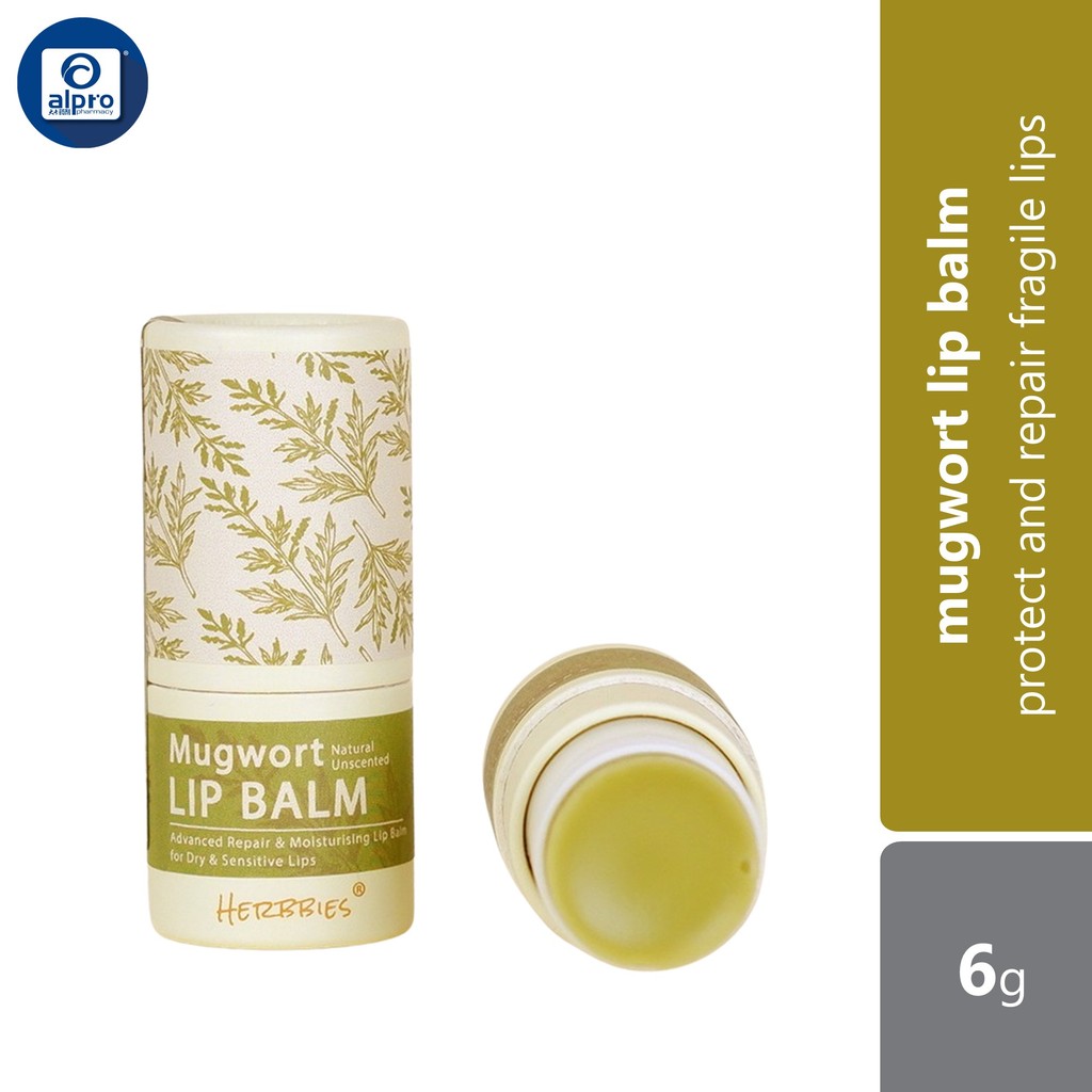 Herbbies Mugwort Advanced Repair Lip Balm 6g | Protect and Repair ...