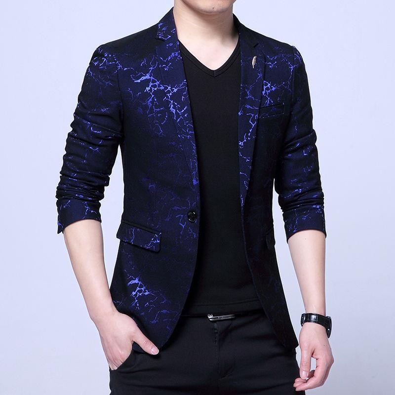 2025 jaket lelaki Tekstur lembut British style blazer men New Men's ...