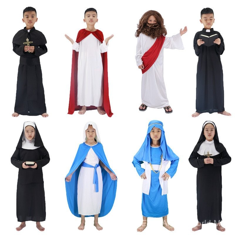 0427-BZHF cosplay Halloween Christmas Queen Caesar Virgin Mary Nun ...