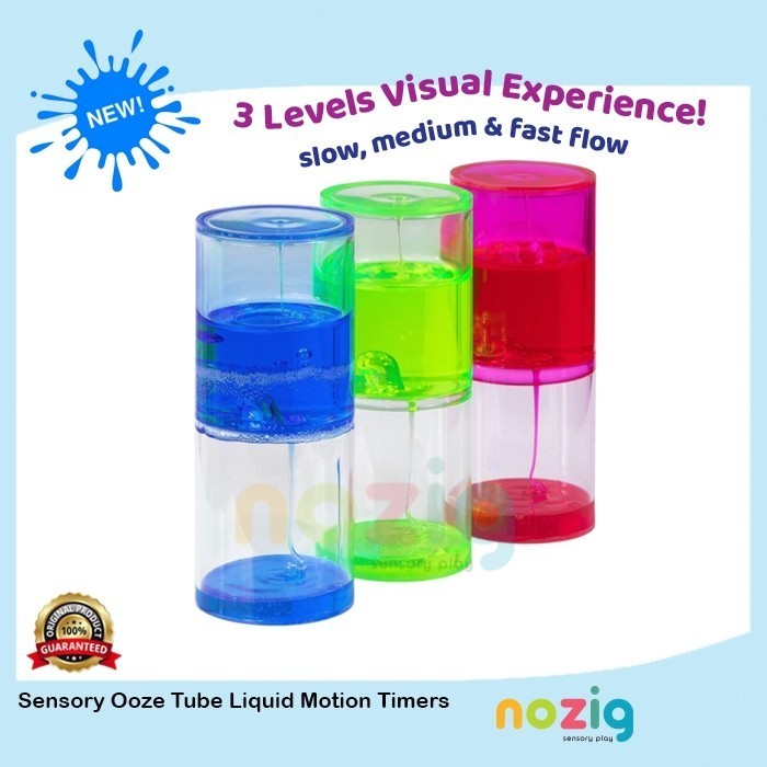 Sensory Ooze Tube Liquid Motion Timers 3 Colors 3 Speeds | Shopee Malaysia