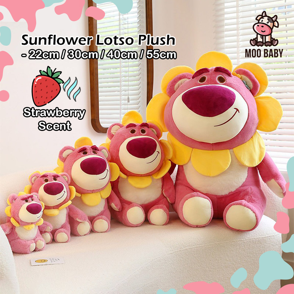 ⭐Moo Baby Patung Lotso Besar Lotso Bear Lotso Plushie Barang Lotso ...