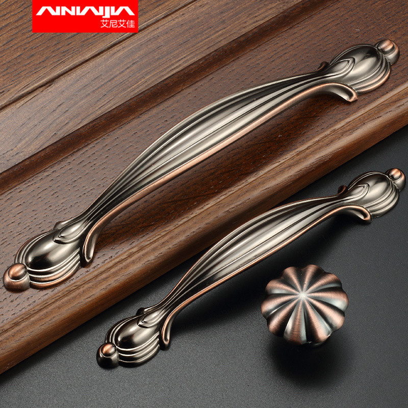 European Style Handle Cabinet Door Cabinet Drawer Wardrobe Door Handle ...