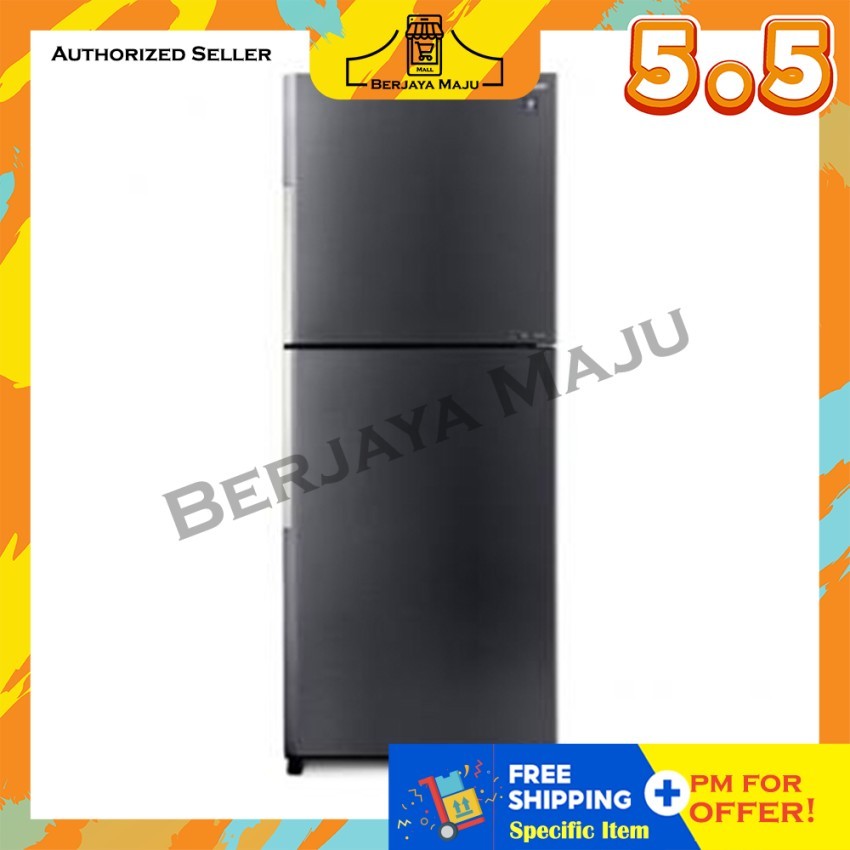 Sharp 461L 2 Door Inverter Refrigerator SJ5022MDS (Matte Silver ...