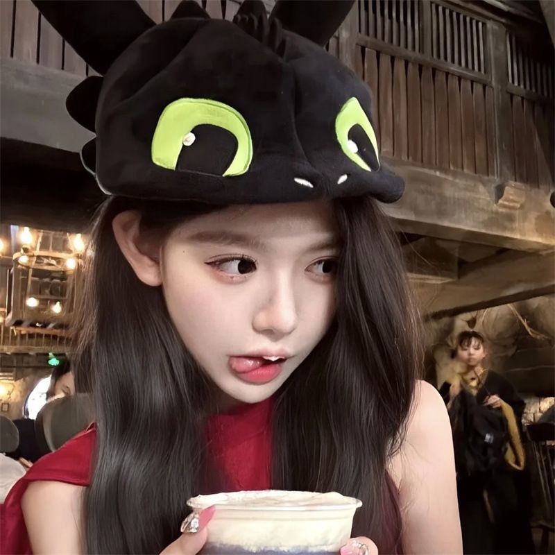 Influencer Photo Cute Hat Toothless Beret Beijing How to Train Your ...