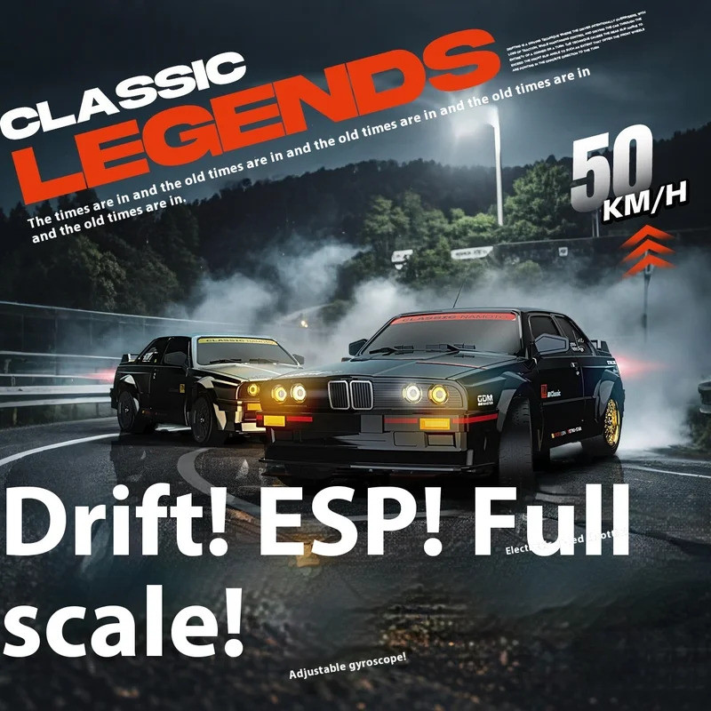 New Rc Car 1/16 Full Scale Bmw E30 High-Speed Remote Control Car Four ...