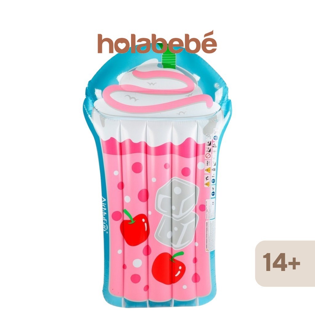 AirMyFun Giant Inflatable Milk Tea Pool Float (184 x 100cm) | Shopee ...