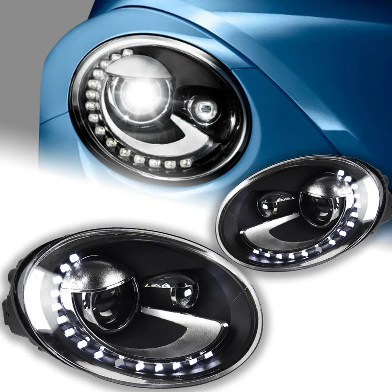 AKD Car Styling for VW Beetle Headlights 2013-2017 Beetle LED Headlight ...