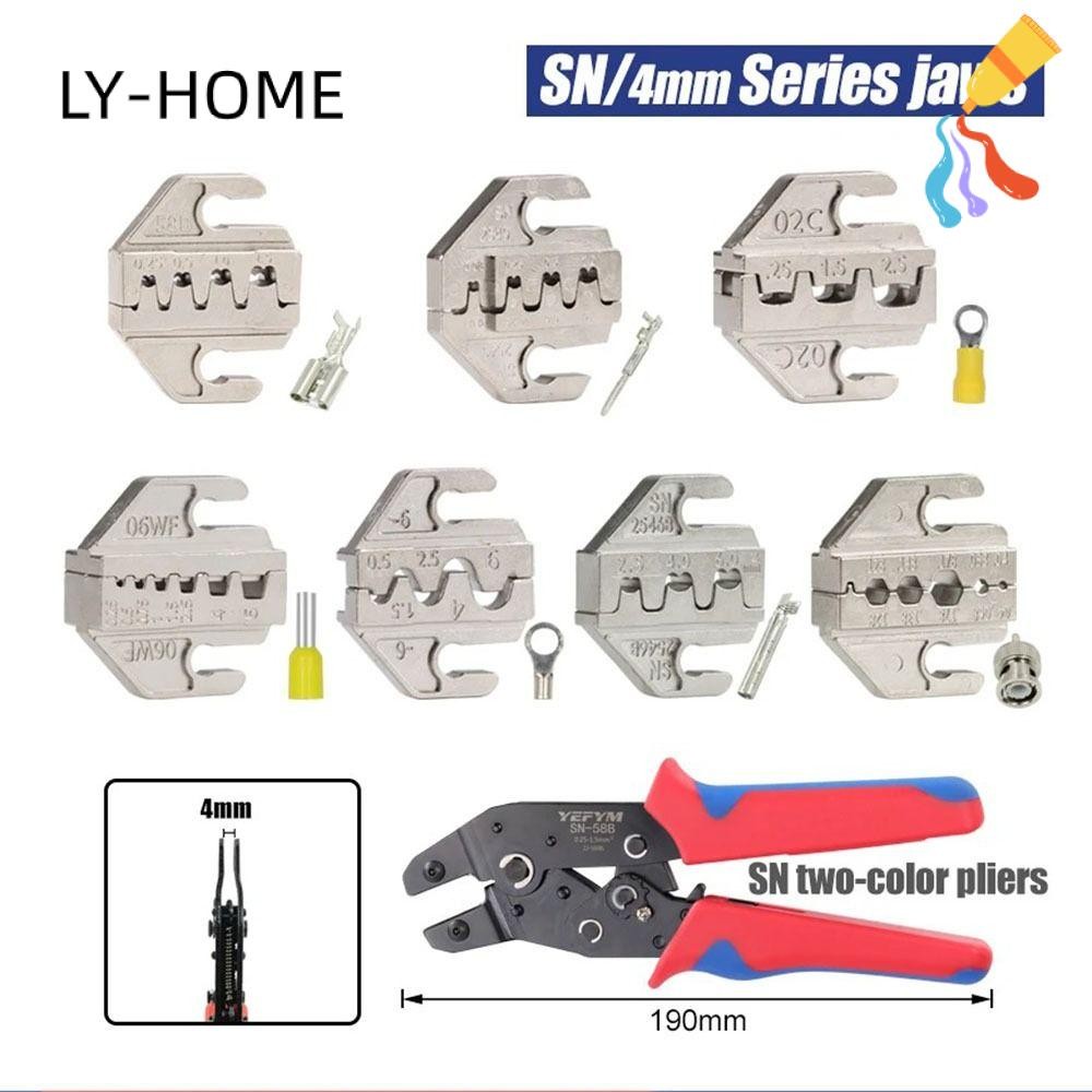 LY-HOME SN Crimping Pliers Jaw, Width 4mm 06WF 2549 03H Crimping Pliers Jaws, 48B 58B SN-2546B ...