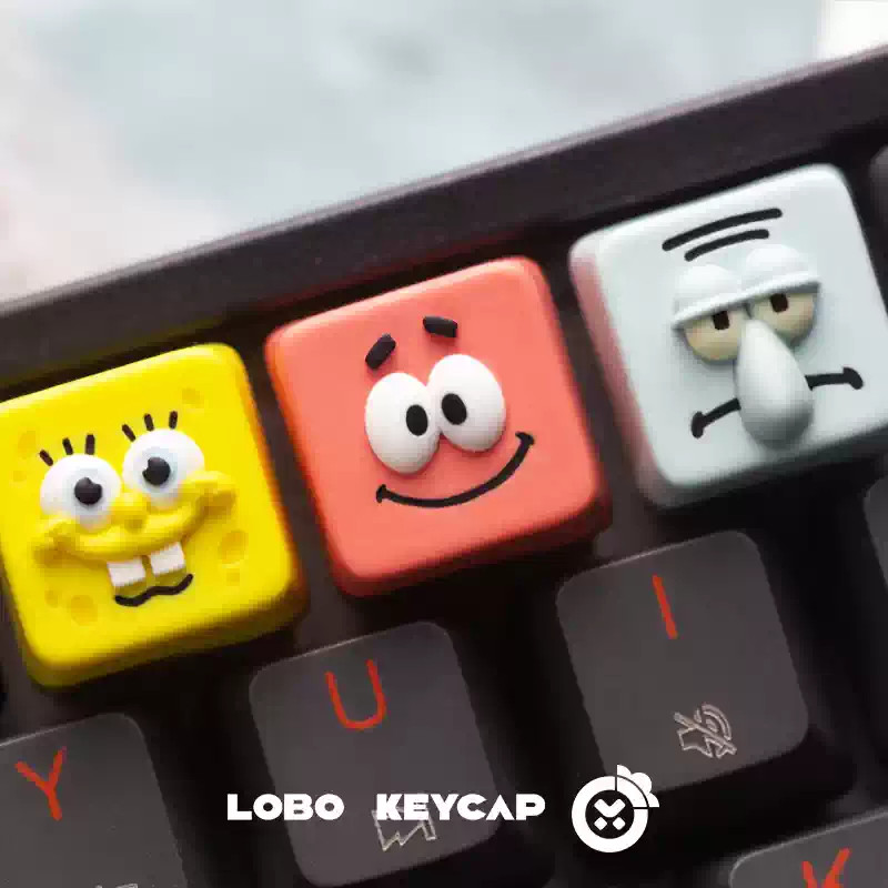[HN - HCM EXPRESS] Keycap Artisan SpongeBob SquarePants | Keycap Custom ...