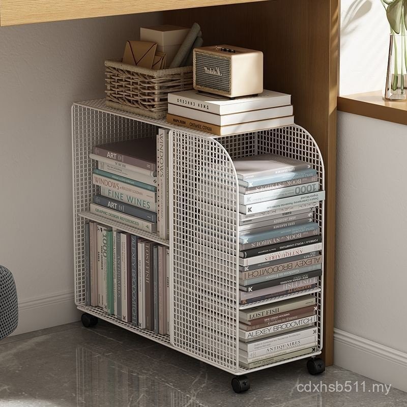 Bookshelf Under Desk Shelf Removable Book Storage Rack Floor-standing ...