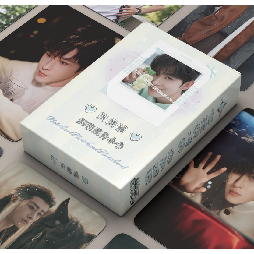 50-55pcs Chinese Drama Actor Wang Xingyue Hologram Lomo cards Wang YiBo ...