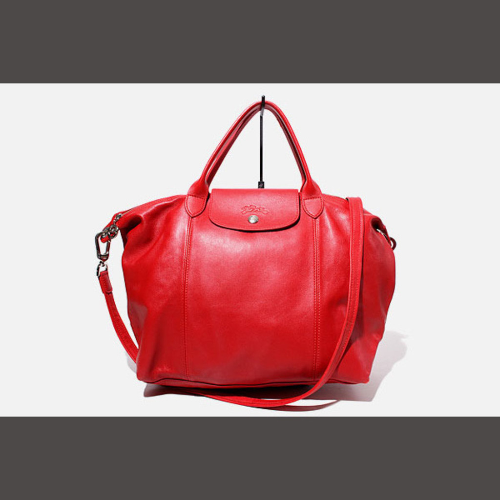 Longchamp Shoulder Bag Le Pliage Leather Direct from Japan Secondhand ...