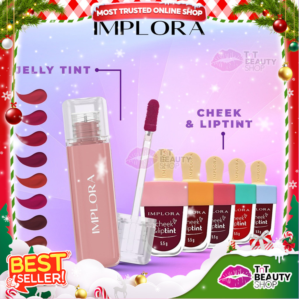 Implora Cheek & Liptint | Implora Jelly Tint | Tnt Beauty Shop | Shopee Malaysia