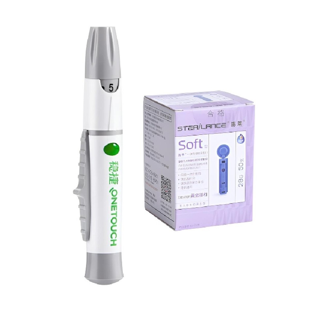 (New) OneTouch / One Touch Lancing Device And 50's Blood Collection ...