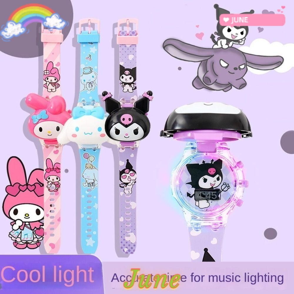 JUNE1 Electronic Watch, Flip Night Glow Led Watch, Fashion Luminous ...