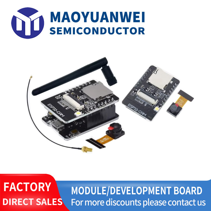 1pcs ESP32-CAM Development Board WiFi+Bluetooth Module ESP32 Serial Port Transfer Belt OV2640 ...