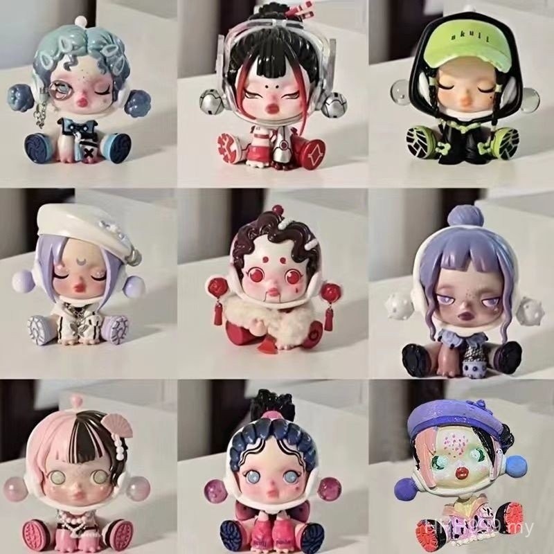 Pop Mart Plaster Doll White Embryo Handmade Painting Creation Painting ...