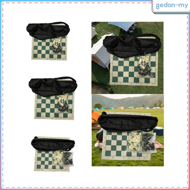 [GedonMY] Portable Chess Set, Roll Up Chess Board Set, with Travel ...