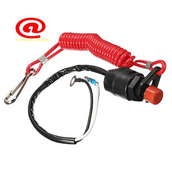 Boat Motor Emergency Kill Stop Switch for / Outboard Stop Kill Switch ...