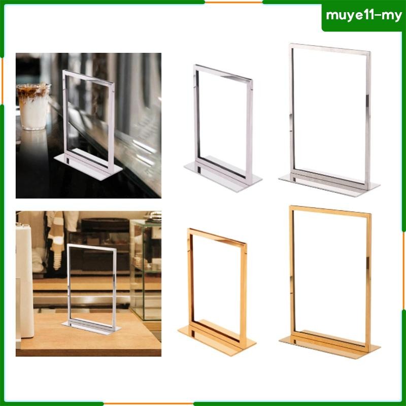 [MuyeadMY] Poster Stand Display Stand Card Holder Sign Rack Displayed ...