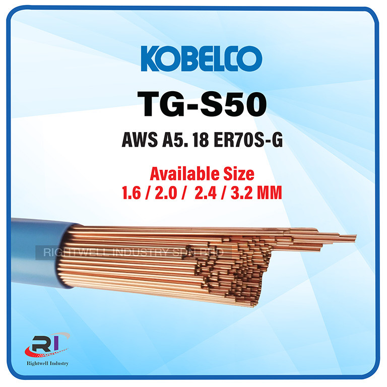 Kobelco TG-S50 TIG Welding Rod – ER70S-G High Strength | Shopee Malaysia