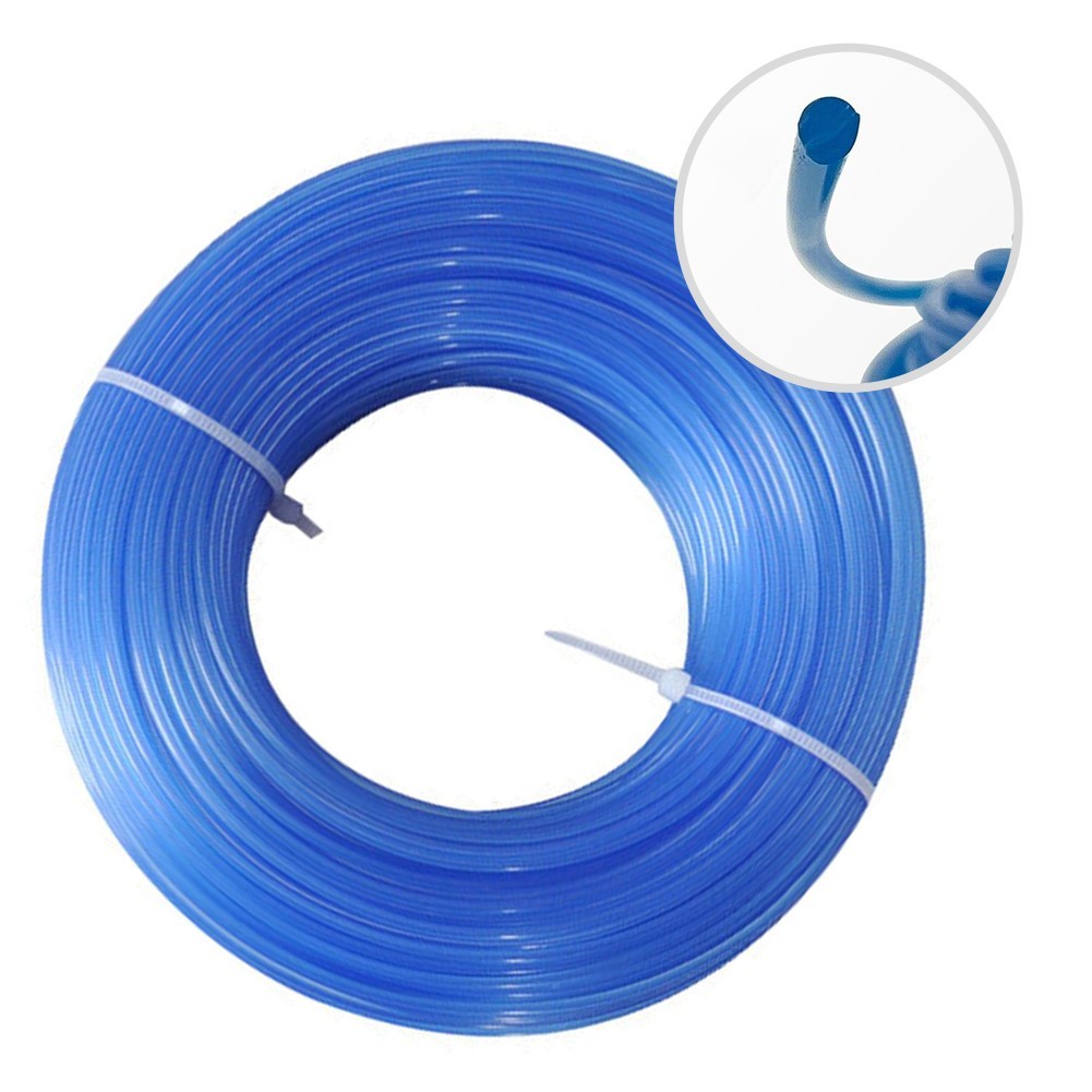 100m Blue Nylon Trimmer Line Round 1 6mm Mowing Rope for Efficient ...