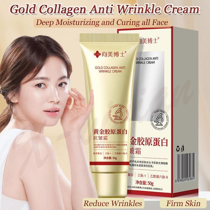 Gold Collagen Anti Aging Face Cream Moisturizing Wrinkle Remover ...