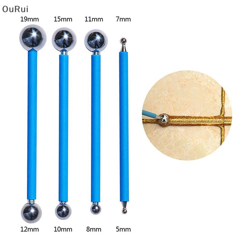 # OuRui # 1/4pcs Professional DIY Stainless Steel Polymer Clay Tools ...