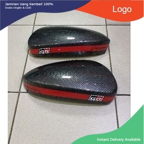 GR sport type carbon rear view mirror Cover All new rush/terios 2018 ...