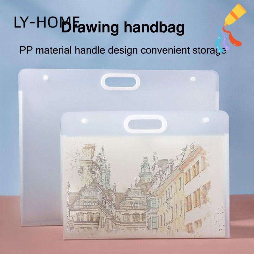 LY-HOME File Folder, A2/A3/A4 Waterproof Painting Paper Storage Bag ...