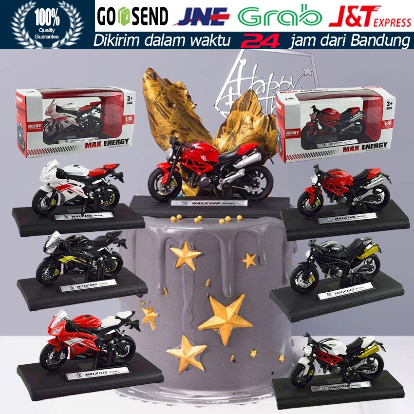 Yamaha Factory Racing Yamaha Ducati Miniature Racing Motorcycle 1:18 ...
