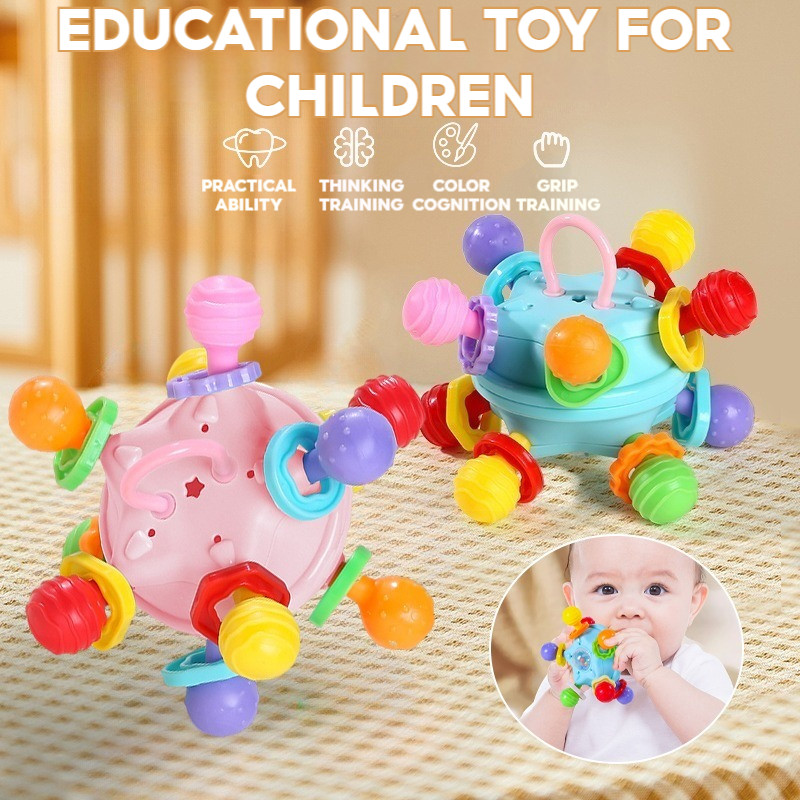 Baby Soft Ball Teether Manhattan Ball for Newborn Infant BPA Free ...